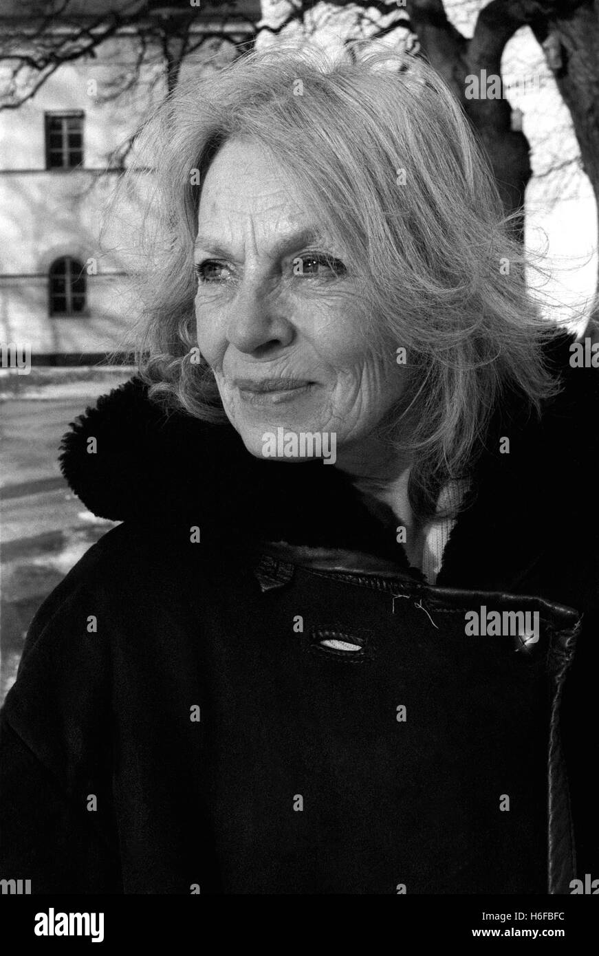 VIVECA LINDFORS Swedish actress active in the US 1987 Stock Photo - Alamy