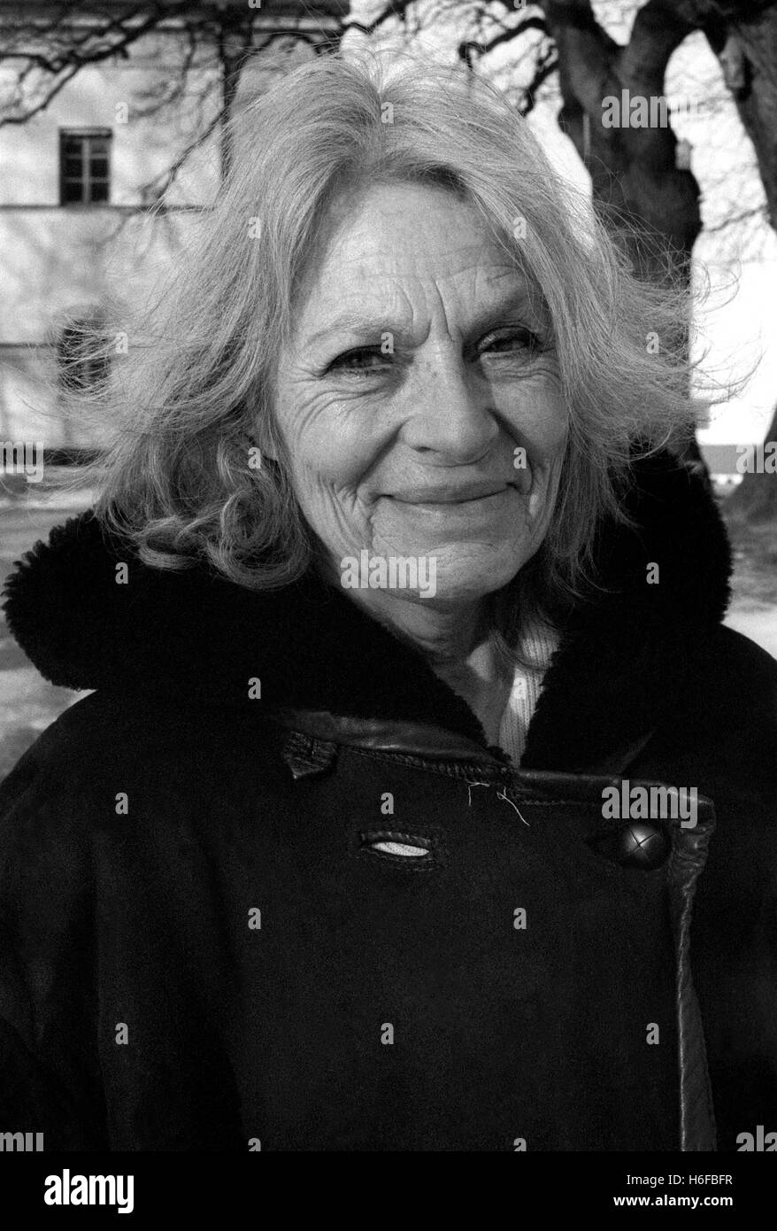 VIVECA LINDFORS Swedish actress active in the US 1987 Stock Photo - Alamy