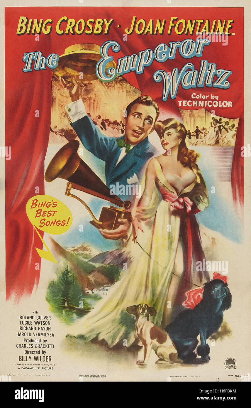 The emperor waltz movie poster hi-res stock photography and images - Alamy