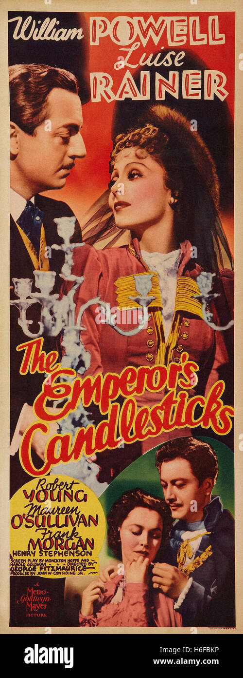 The Emperor's Candlesticks - Movie Poster Stock Photo - Alamy