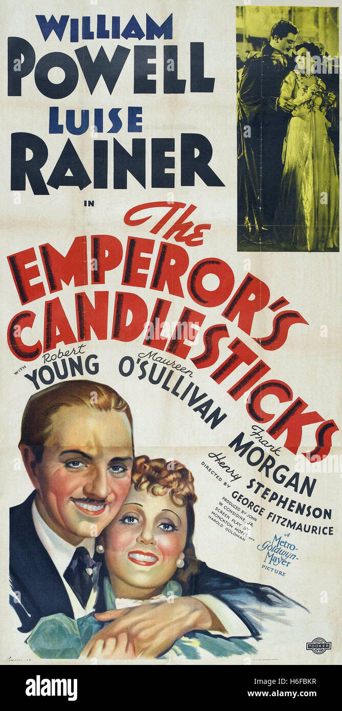 The Emperor's Candlesticks - Movie Poster Stock Photo - Alamy