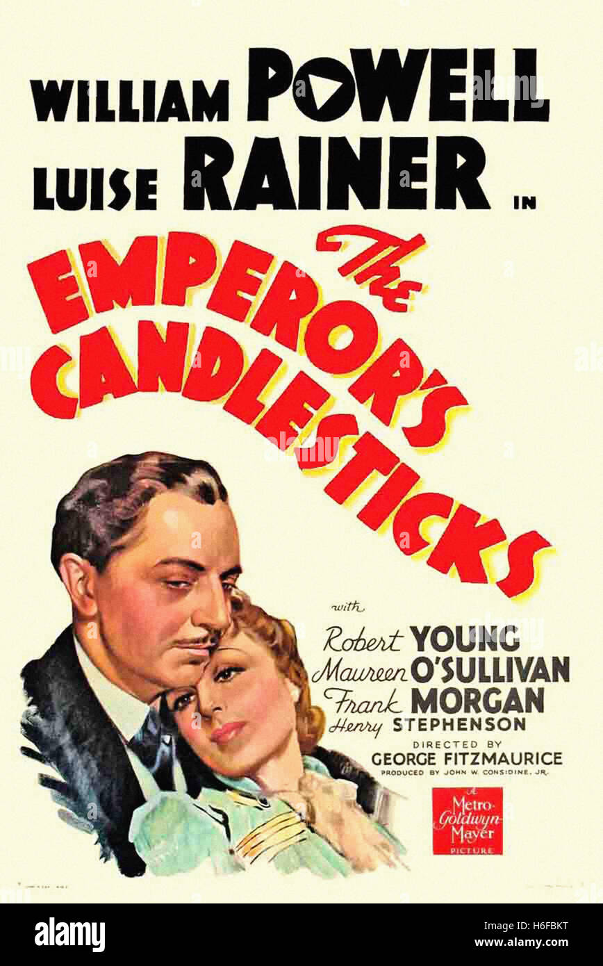 The Emperor's Candlesticks - Movie Poster Stock Photo - Alamy