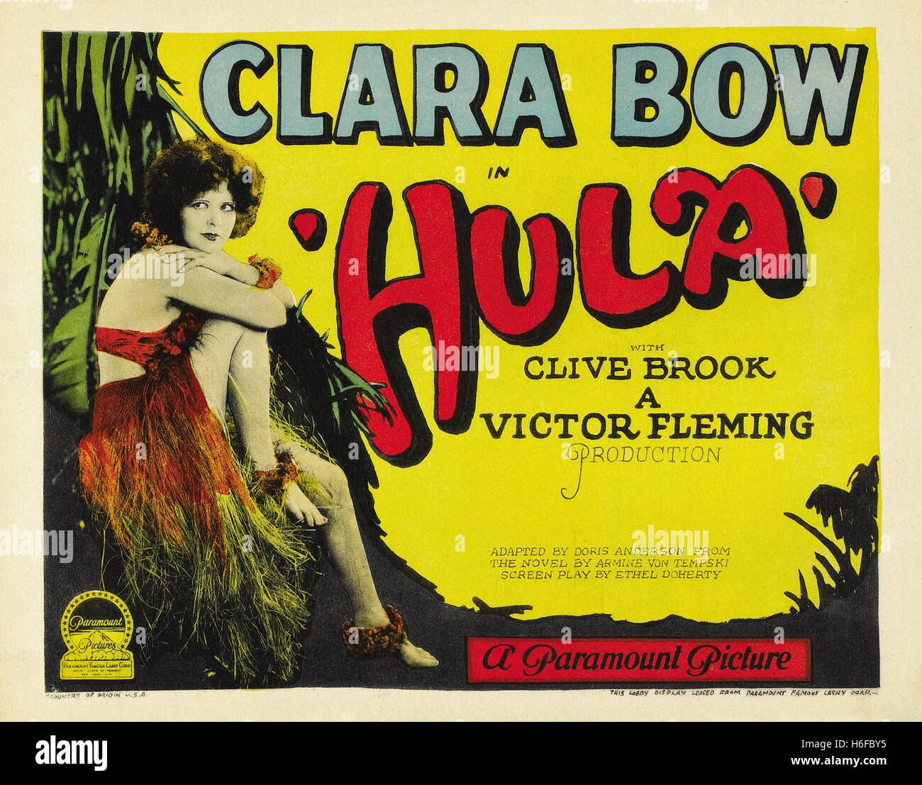 Hula - Movie Poster Stock Photo - Alamy