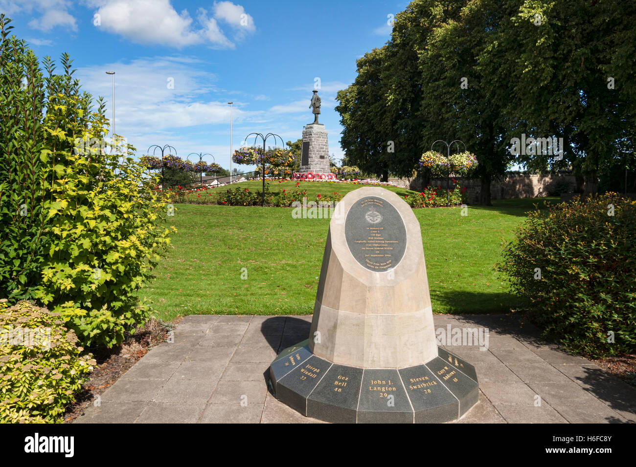Forres War memorial and Public Park, Moray Firth, Highland Region ...