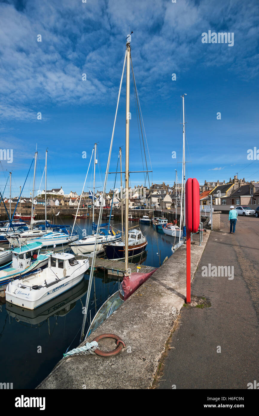 Findochty village and Harbour, Moray firth, Highland Region scotland ...