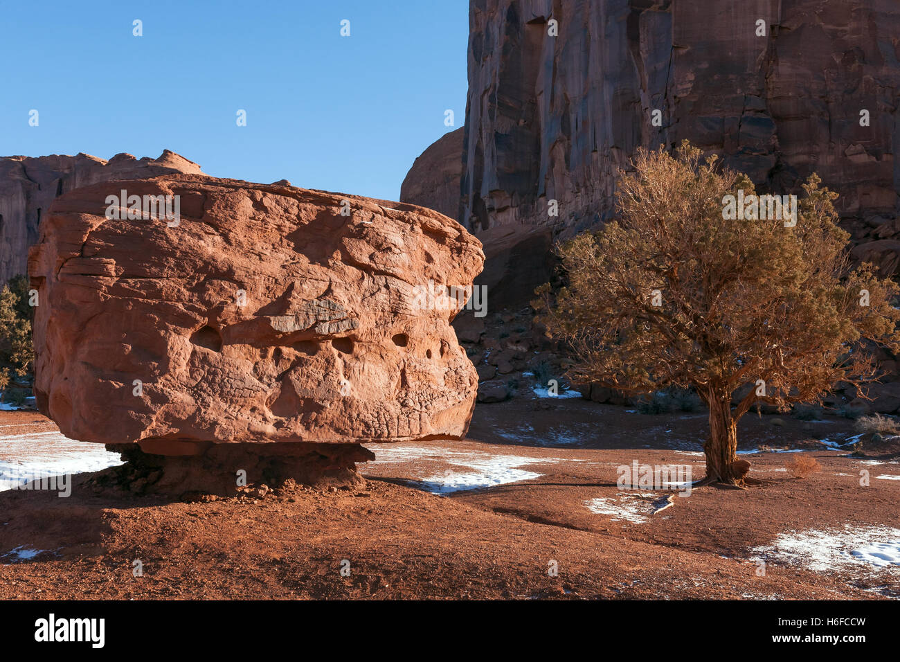 Cube point in Monument Valley, Utah Stock Photo - Alamy