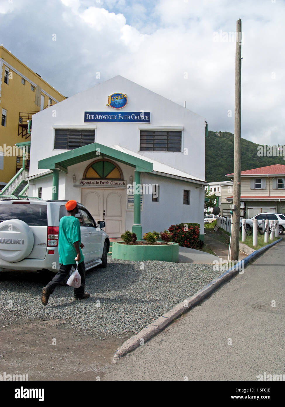 British Virgin Island, Roadtown, Tortola, Apostolic Faith Church ...