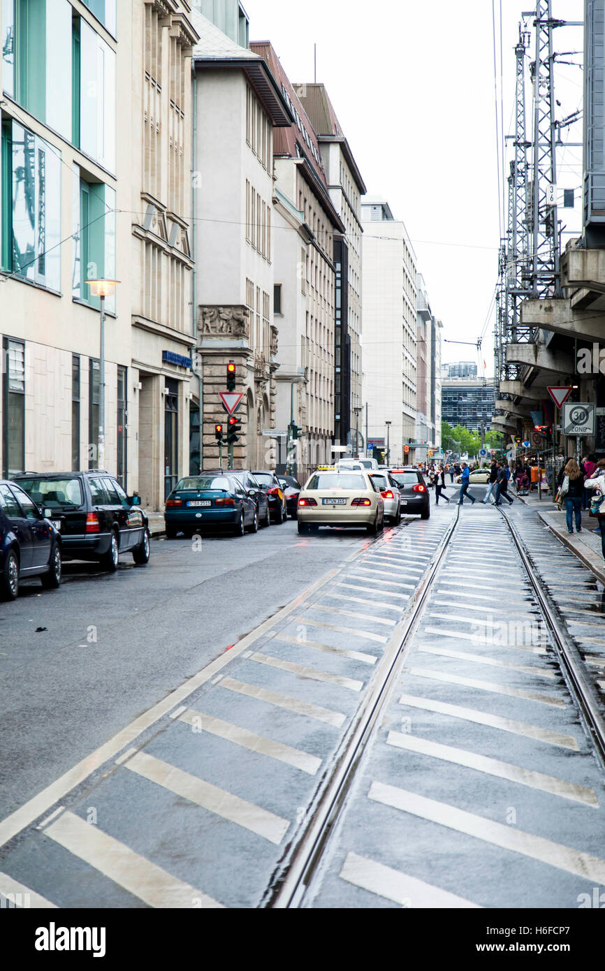Busy street everything damp hi-res stock photography and images - Alamy