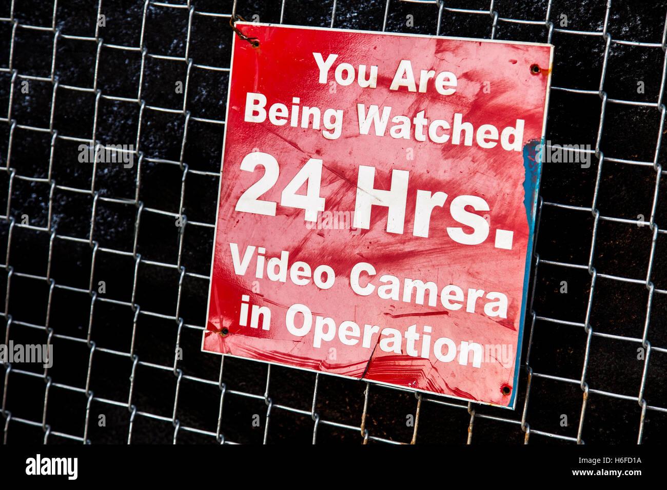 This area under video surveillance hi-res stock photography and images ...