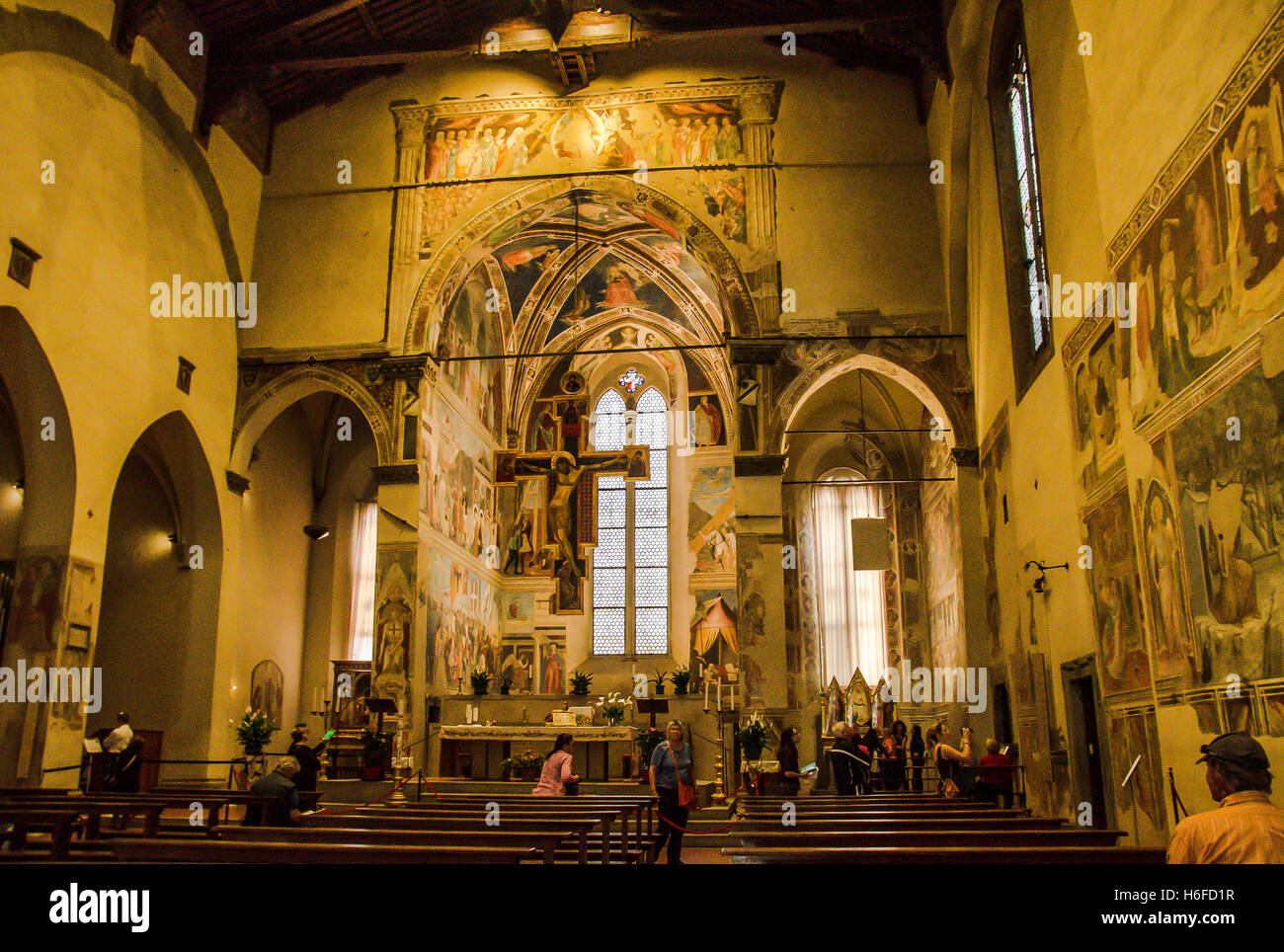 chancel entrance painted rood crucifix Master of San Francesco ...