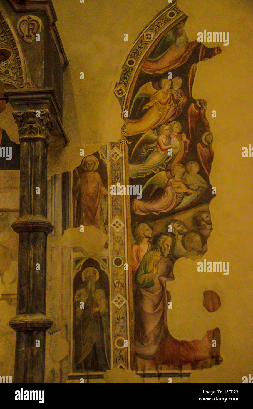 Medieval fresco cycle hi-res stock photography and images - Alamy