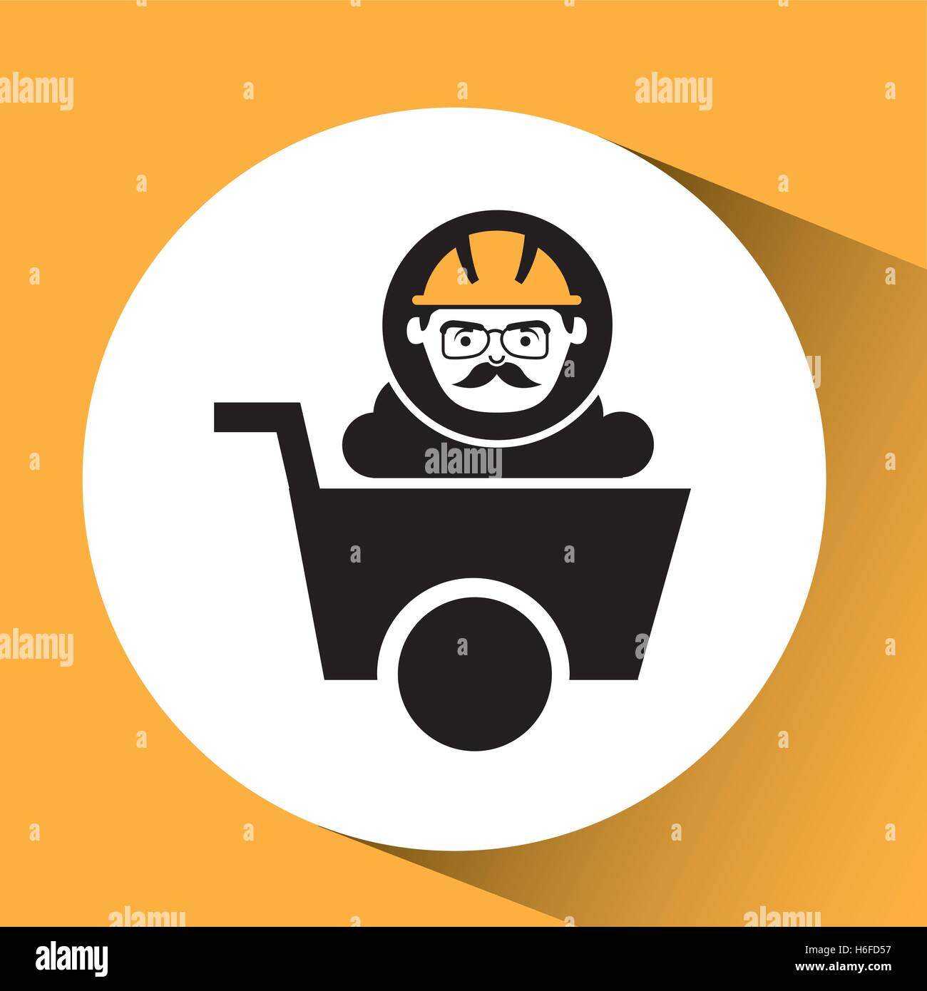 man worker mining design icon vector illustration Stock Vector Image ...