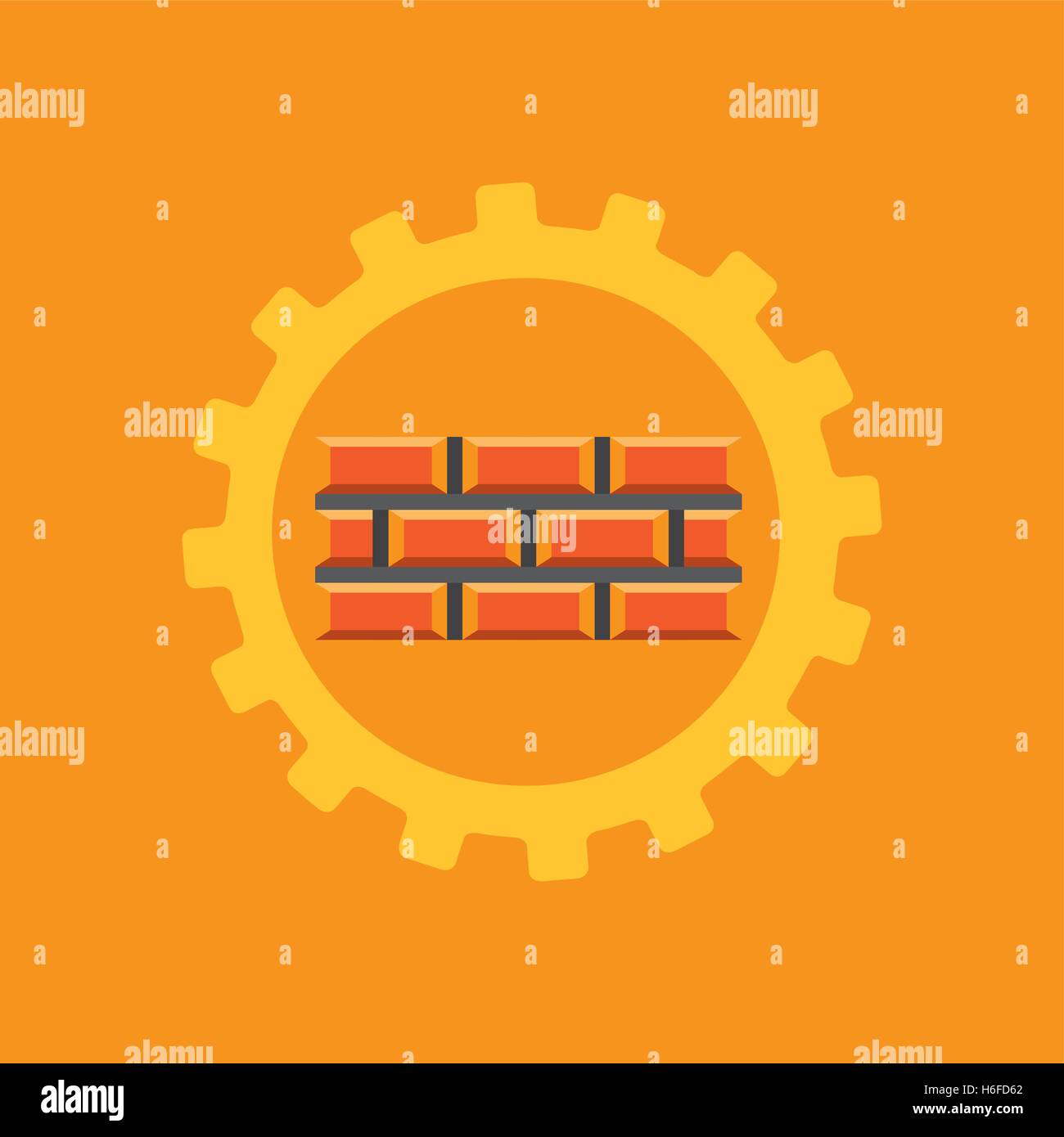 tool box bricks construction icon design vector illustration eps 10 ...