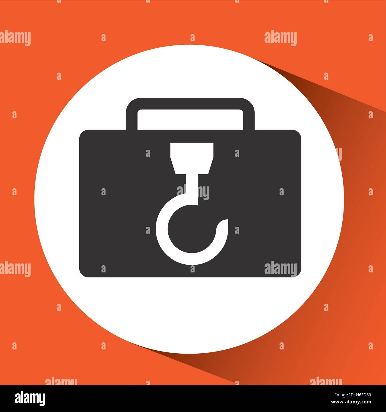 hook icon tool sign metal yellow vector illustration eps 10 Stock ...