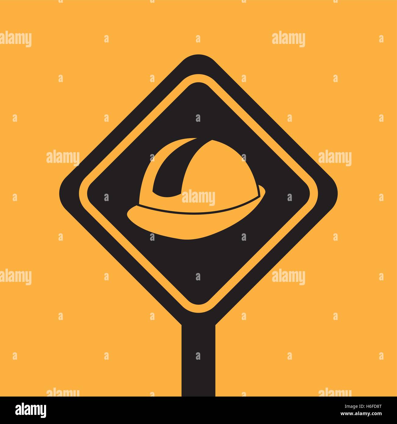 concept constrcution building helmet icon graphic vector illustration ...
