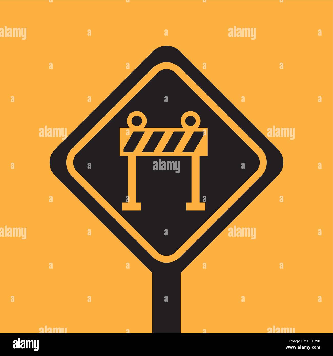 warning construction building icon vector illustration eps 10 Stock ...