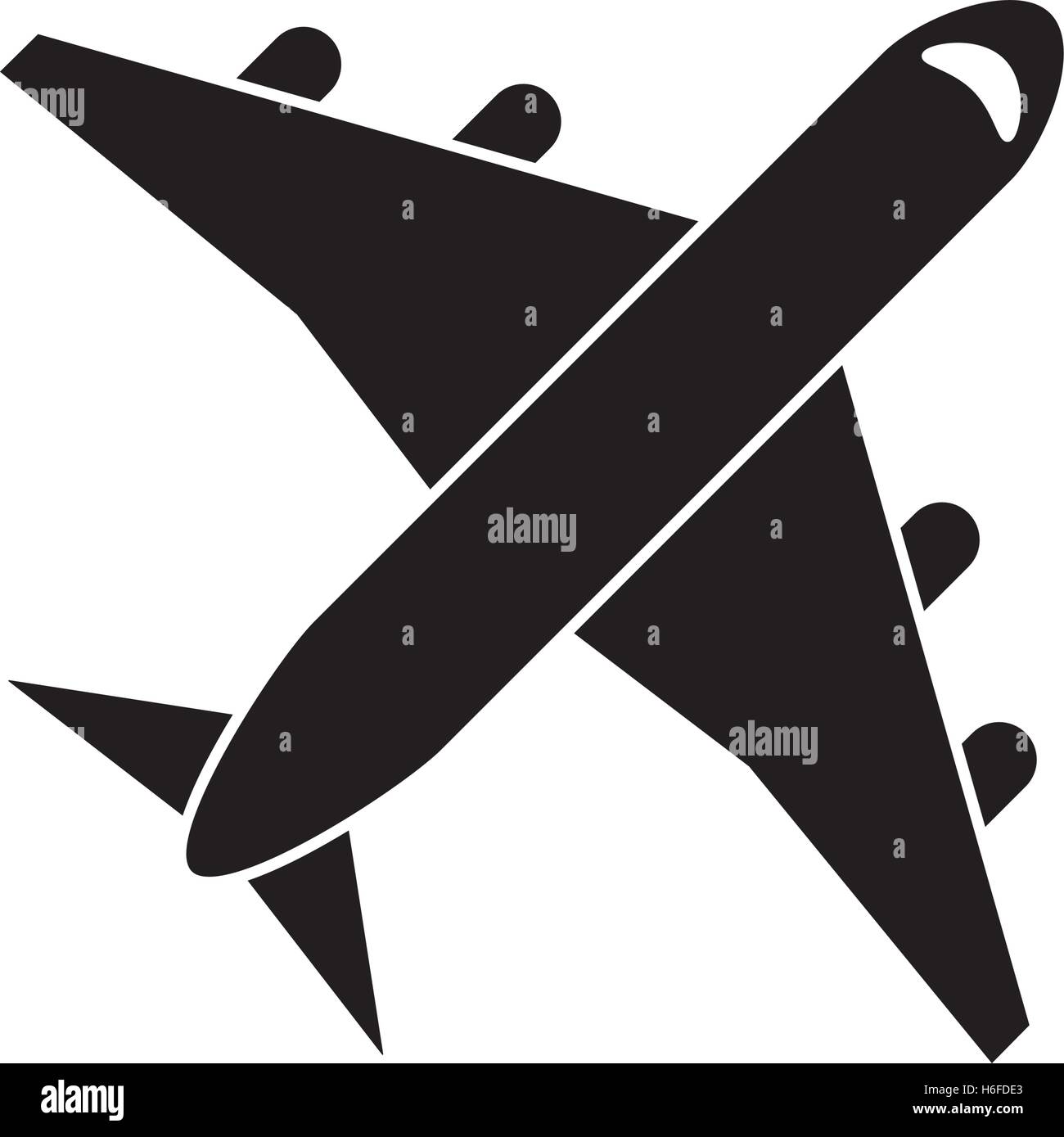 Isolated airplane design Stock Vector Image & Art - Alamy