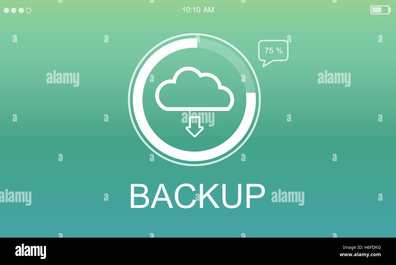 The Cloud Storage Data Concept Stock Photo - Alamy