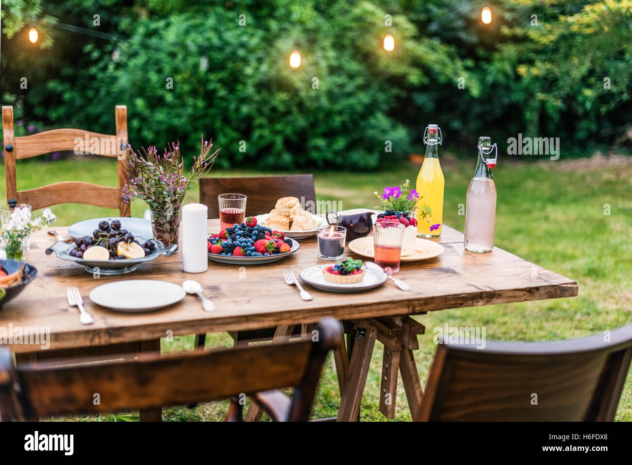 Table Food Lunch Variety Concept Stock Photo - Alamy