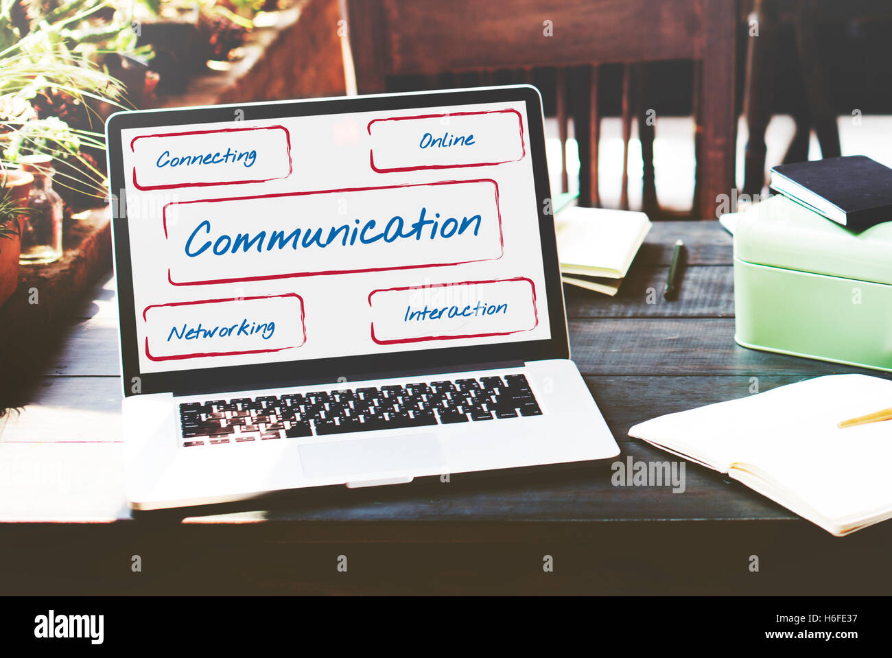 Social Network Connection Internet Digital Words Concept Stock Photo ...