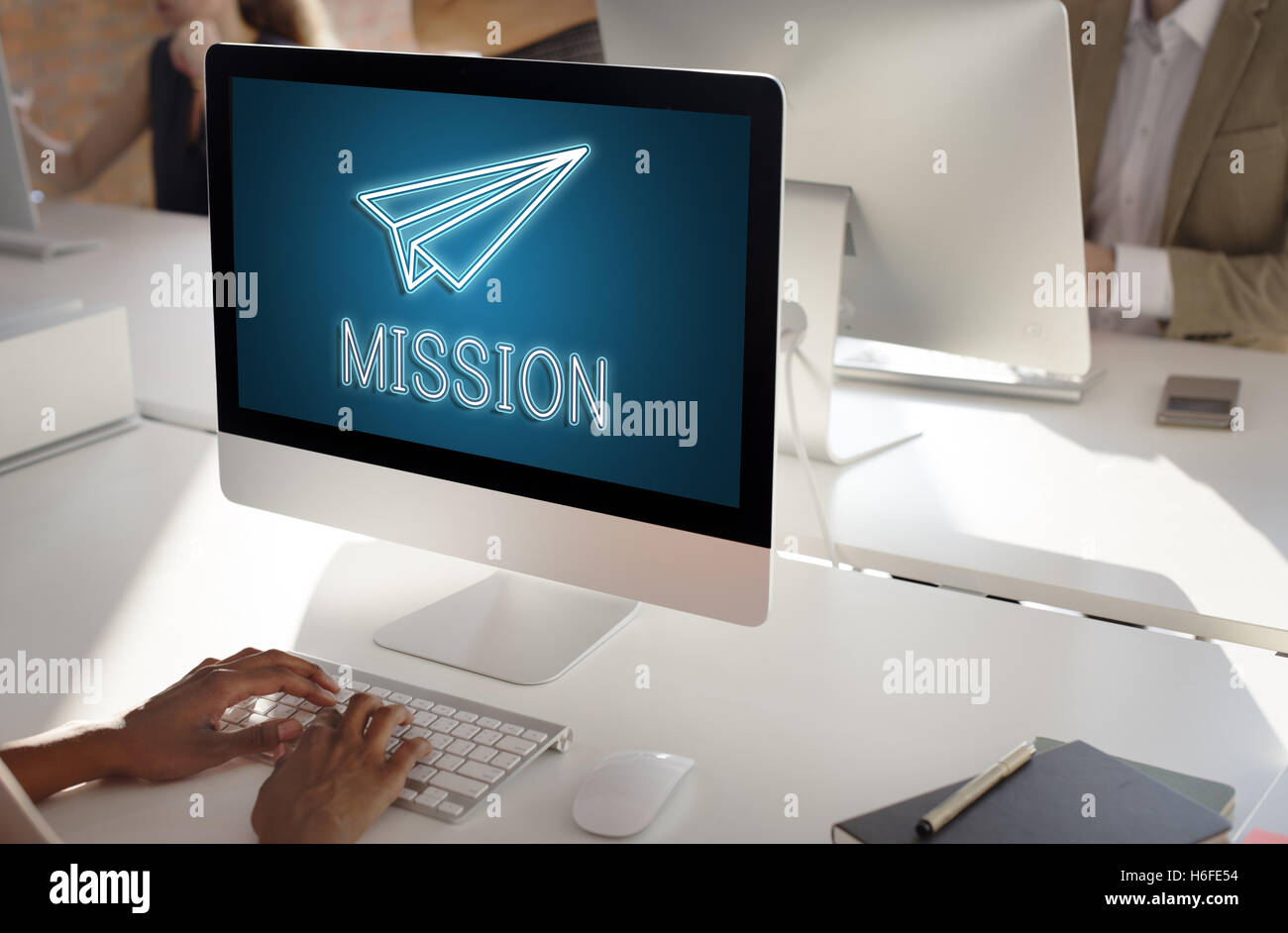 Launch Business Mission Startup Begin Mission Concept Stock Photo - Alamy