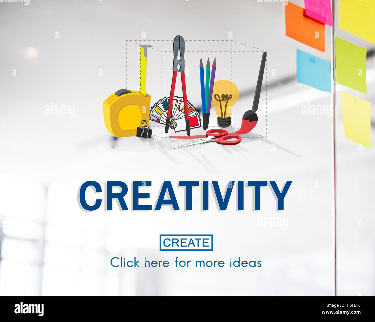 Creativity Craft Creation Ideas Design Art Concept Stock Photo - Alamy