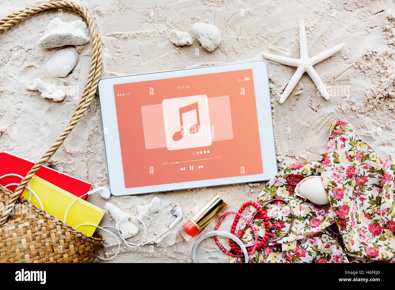 Music Note Entertainment Audio Graphic Concept Stock Photo - Alamy