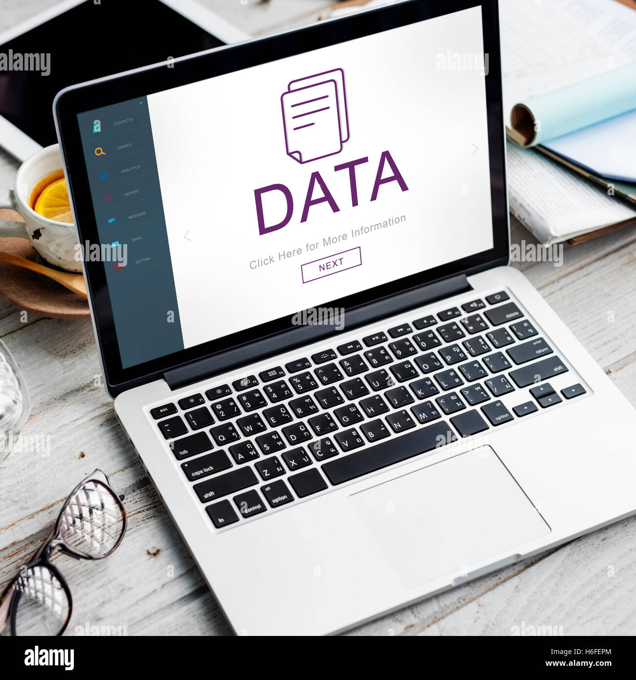 Document File Data Information Concept Stock Photo - Alamy