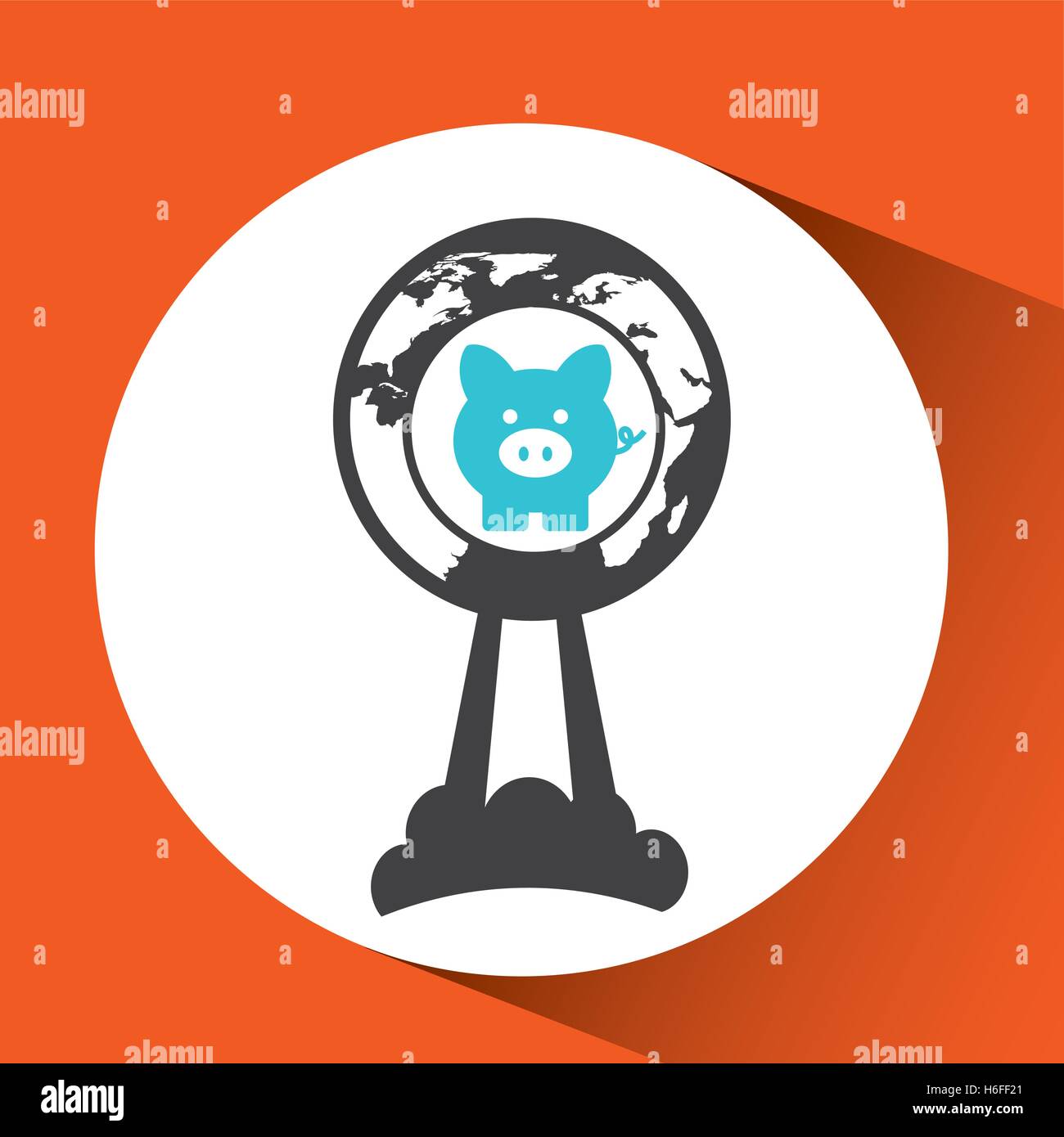 business global start up piggy icon vector illustration eps 10 Stock ...