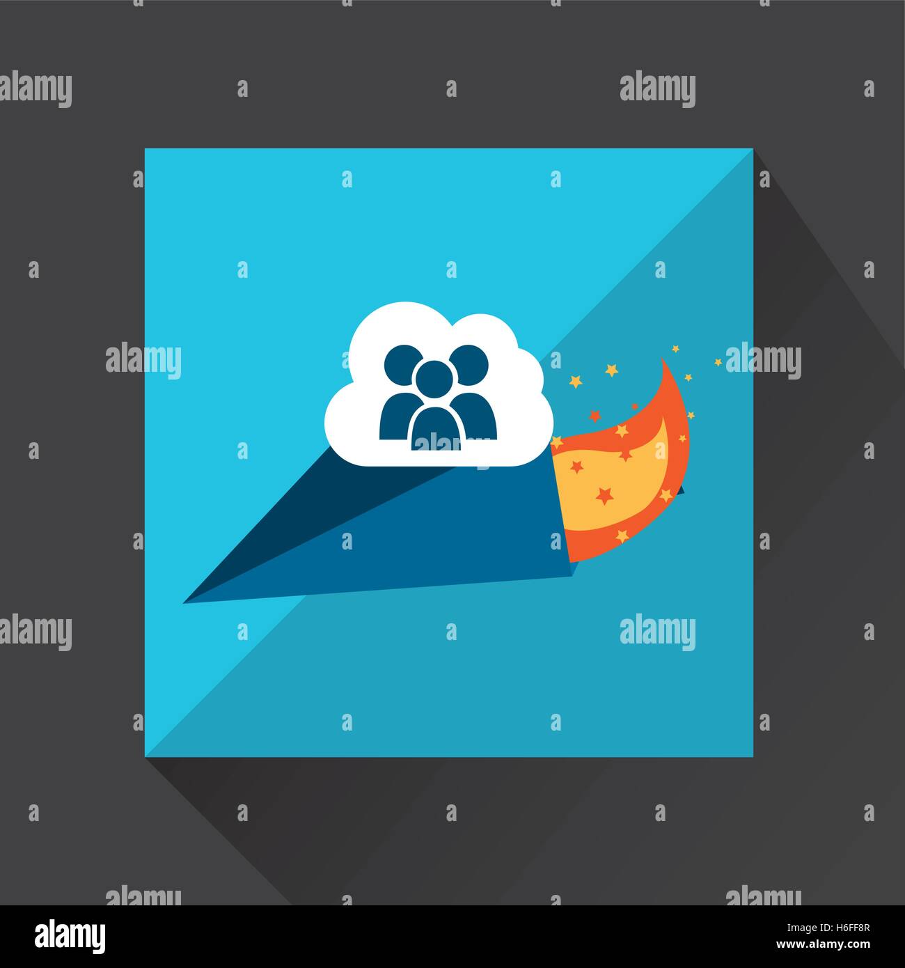 hand business team work down vector illustration eps 10 Stock Vector ...
