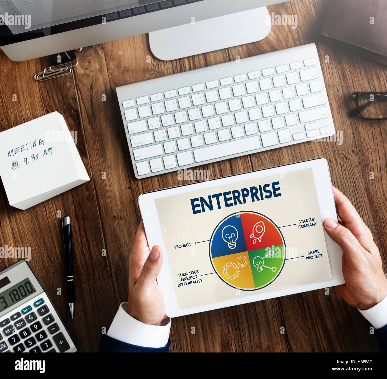 Enterprise Business Campaign Project Task Concept Stock Photo - Alamy