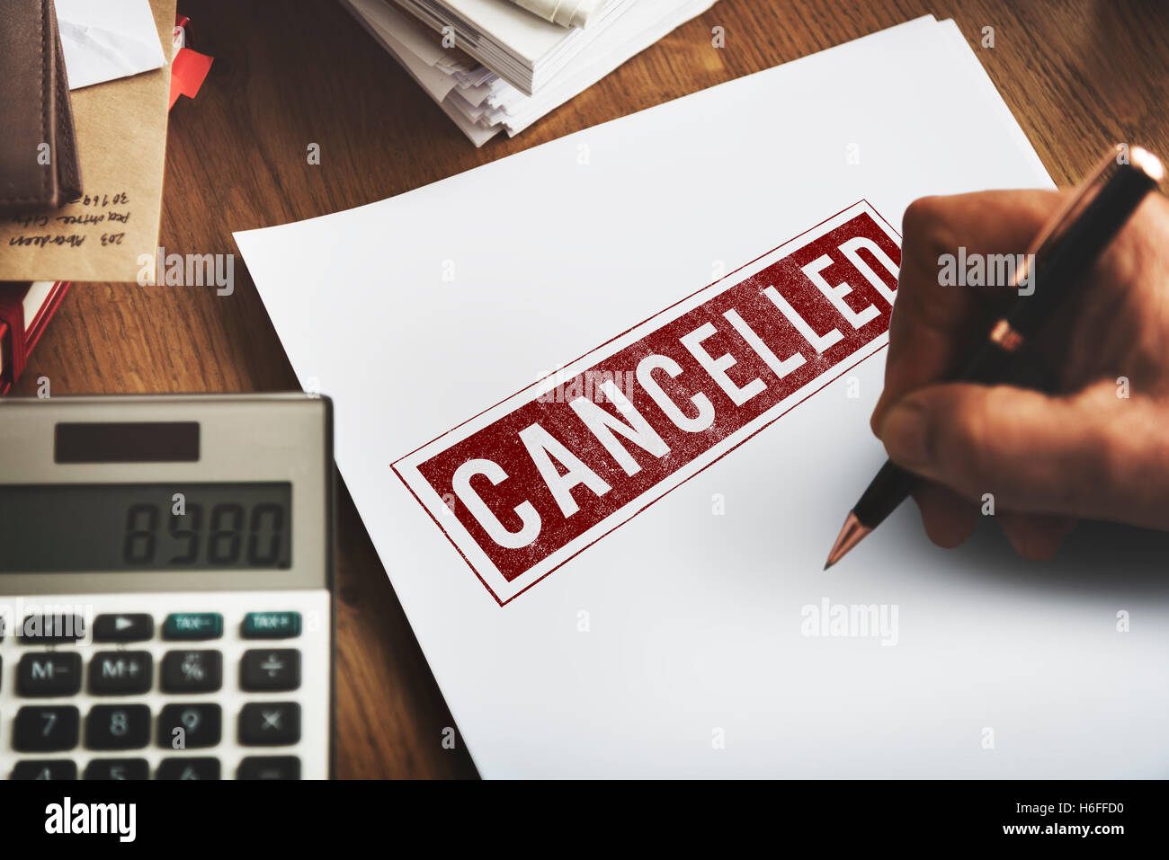 Delayed Banned Cancelled Denied Stamp Label Mark Concept Stock Photo ...