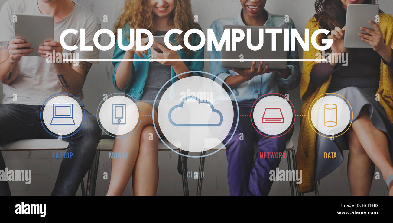 Cloud Connection Communucation Networking Concept Stock Photo - Alamy