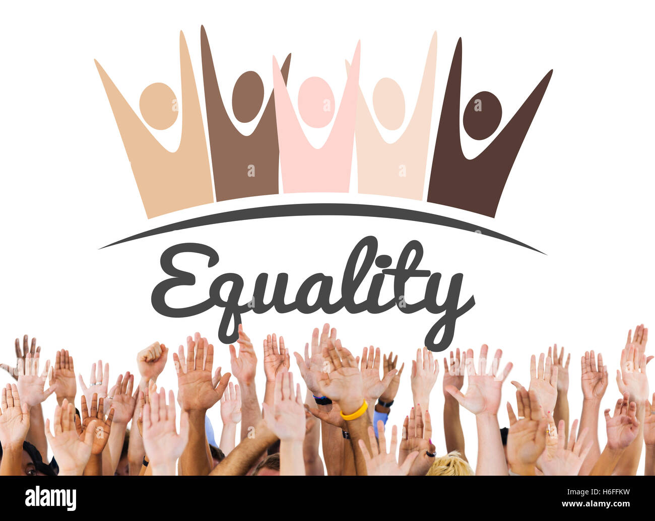 Equality Fairness Fundamental Rights Racist Discrimination Concept ...