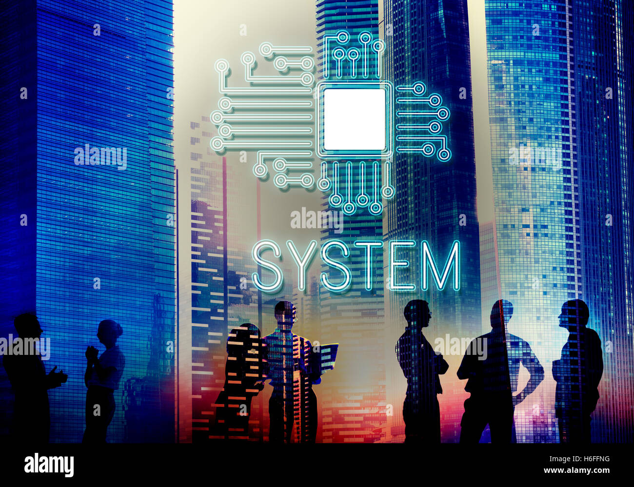 Technology Circuit Processor Innovation Network Concept Stock Photo - Alamy