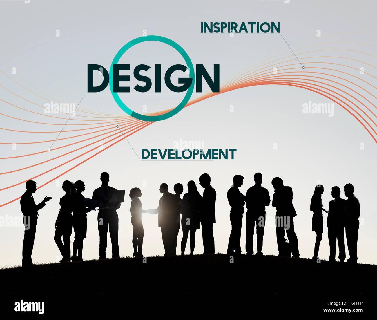 Inspiration Development Design Creative Thinking Concept Stock Photo ...