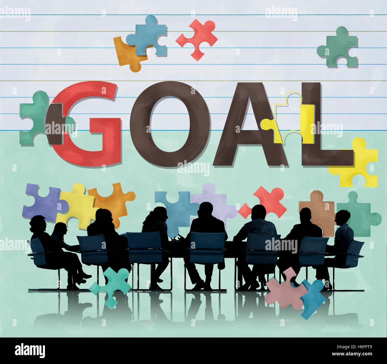 Goal Target Aiming Success Vision Concept Stock Photo - Alamy
