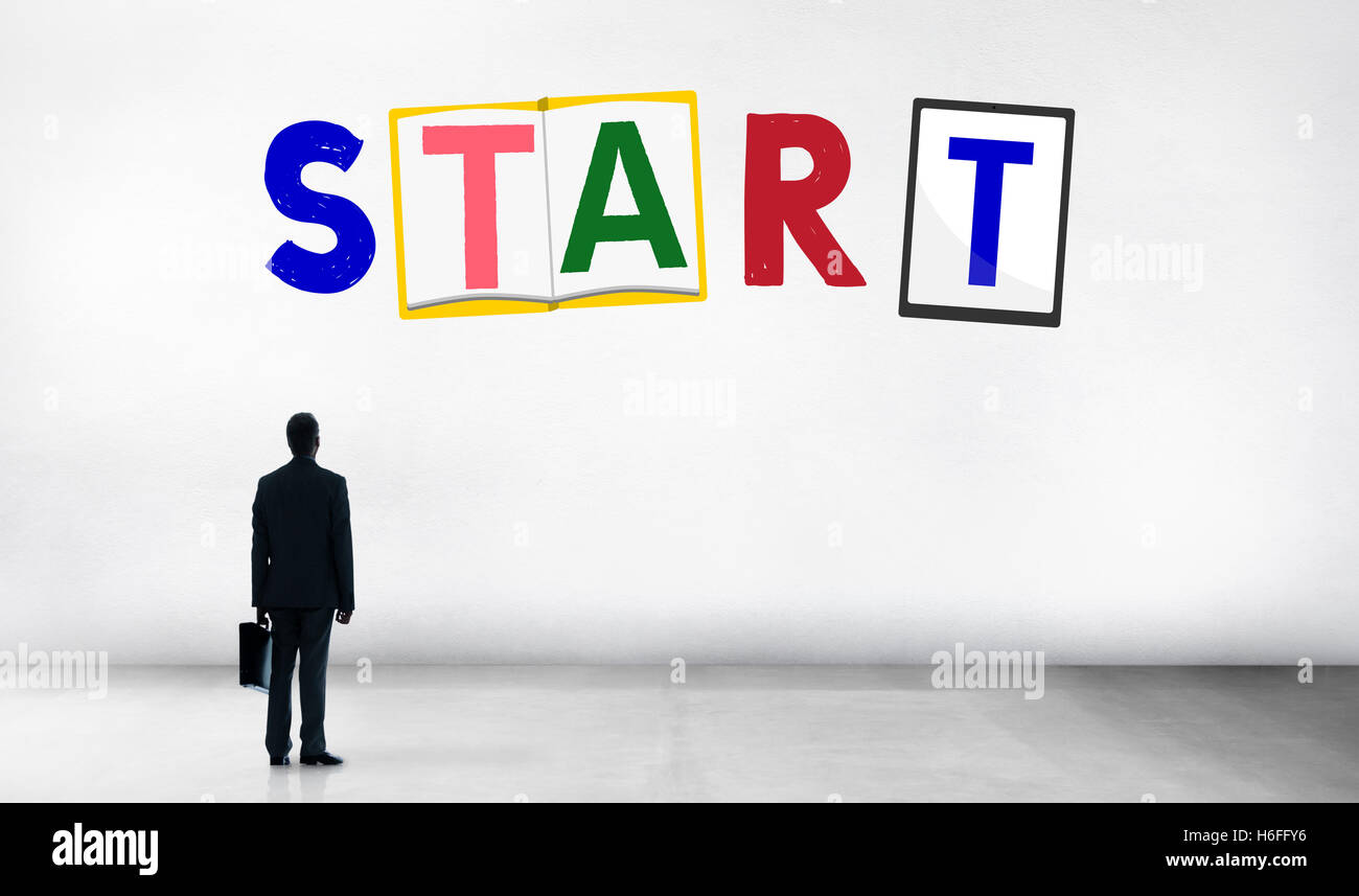 Start Begin Open Motivation Ready Concept Stock Photo - Alamy