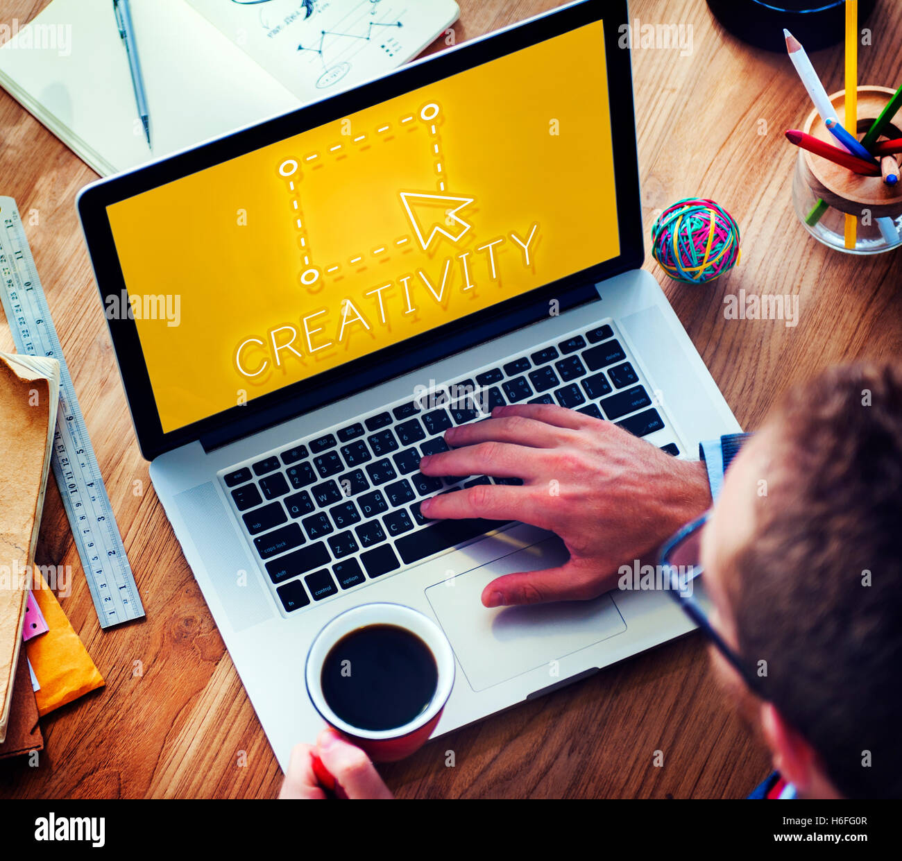 Art Create Draft Imagine Layout Outline Graphic Concept Stock Photo - Alamy