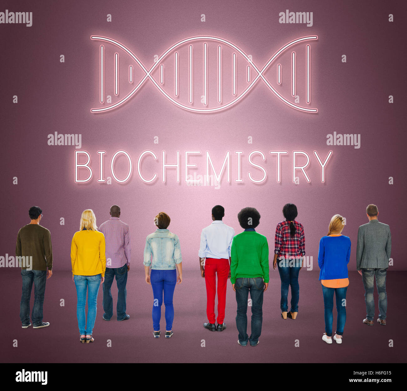 DNA Helix Life Science Graphic Concept Stock Photo - Alamy