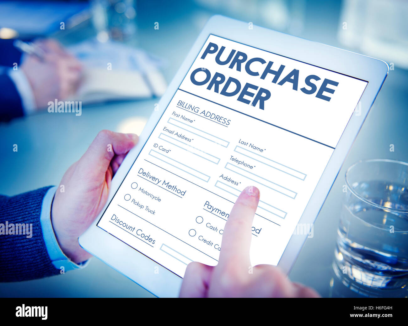 Invoice Billing Information Form Graphic Concept Stock Photo - Alamy
