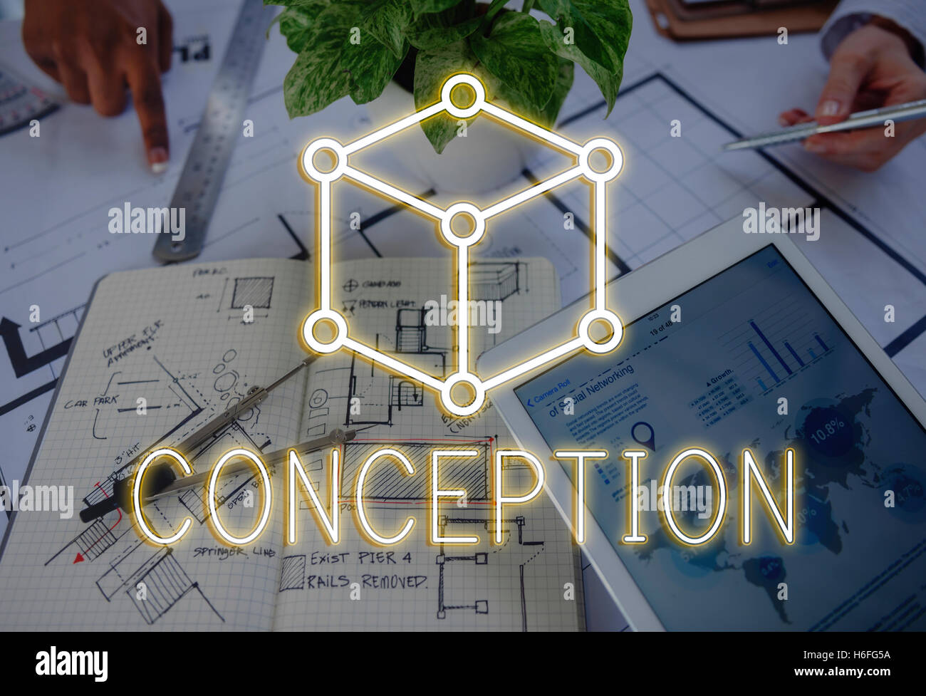 Art Notion Scheme Thought Vision Visual Graphic Concept Stock Photo - Alamy