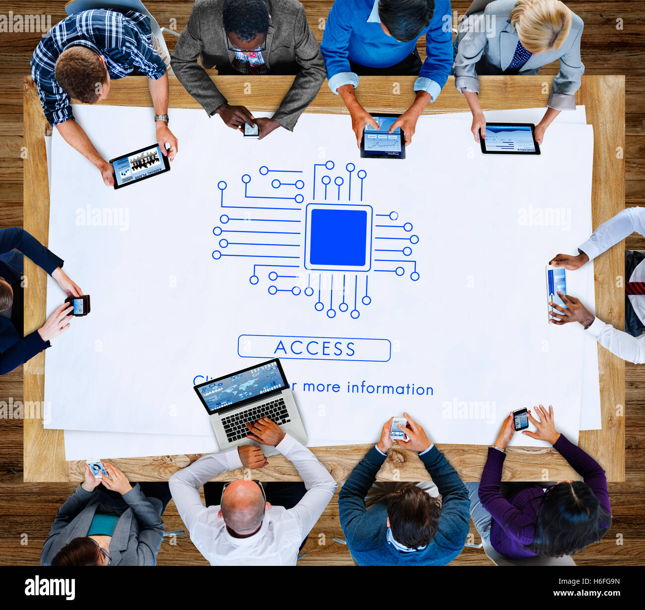 Circuit Board Chip Technology Concept Stock Photo - Alamy