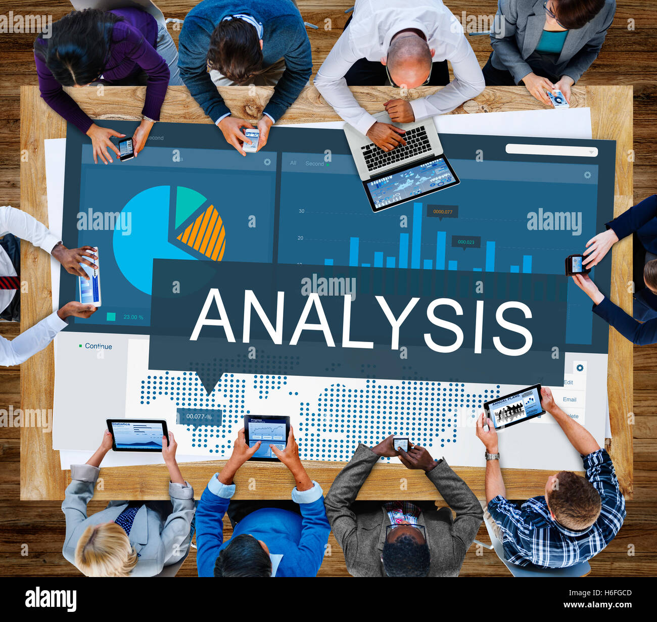 Accounting Analysis Business Graphic Success Concept Stock Photo - Alamy