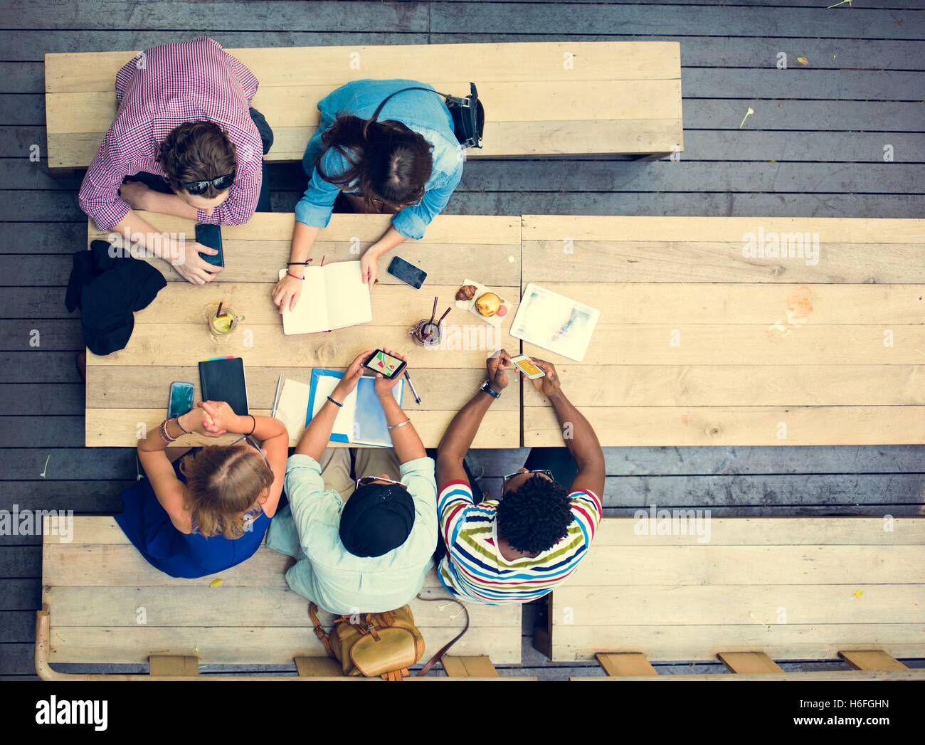 Brainstorming Connection Colleagues Team Concept Stock Photo - Alamy