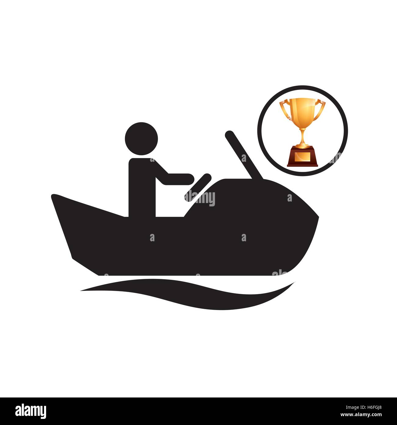 Powerboat fast Stock Vector Images - Alamy