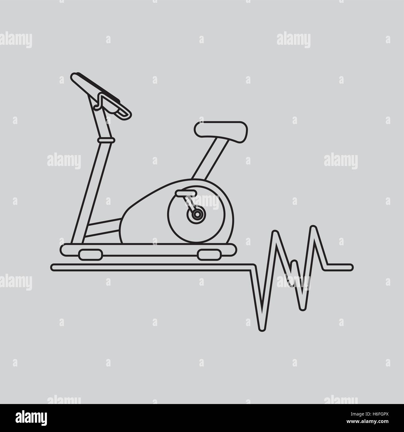 static bike machine gym. rate background icon design vector ...