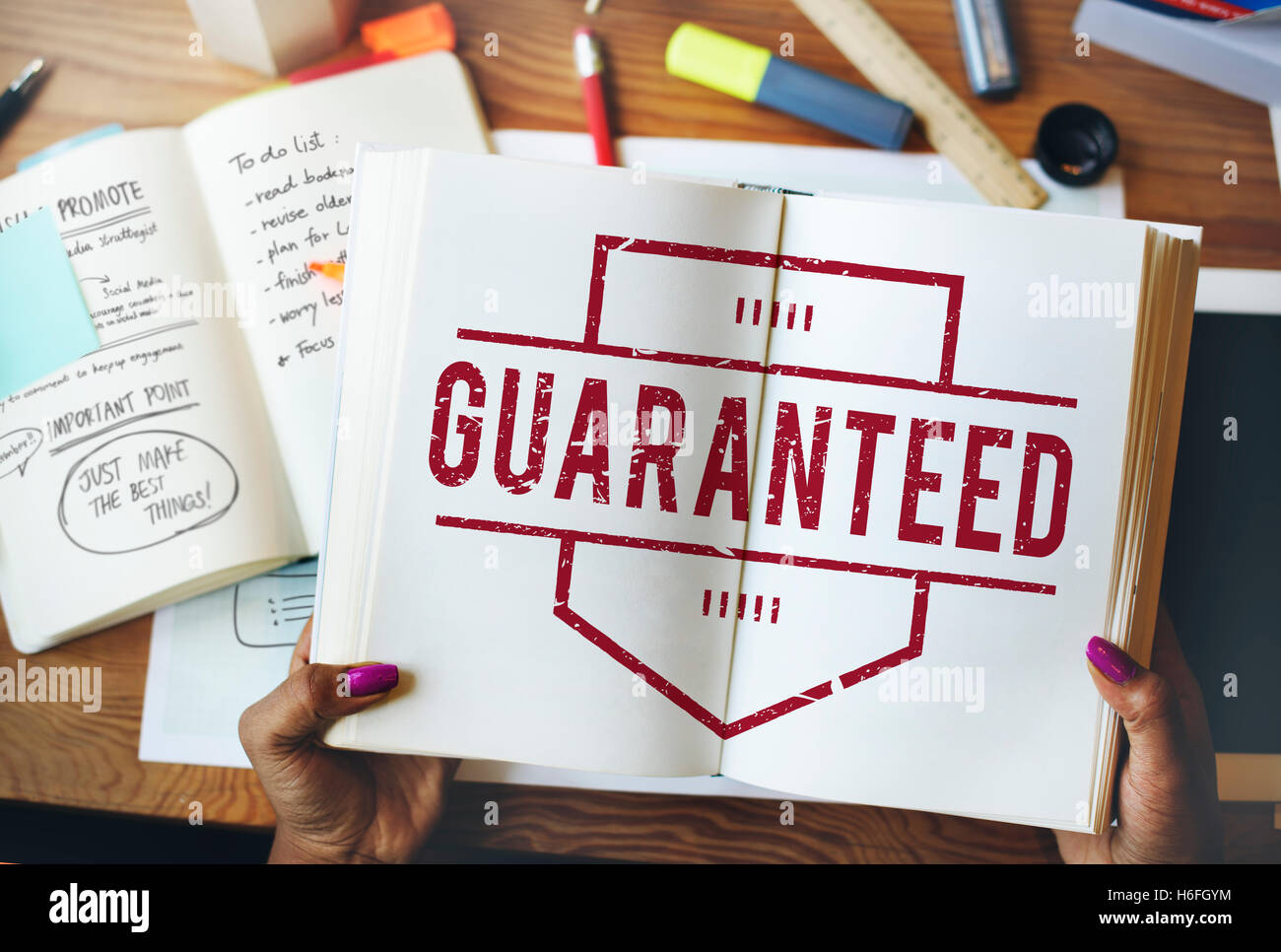 Guarantee Warranty Assurance Quality Graphic Concept Stock Photo - Alamy