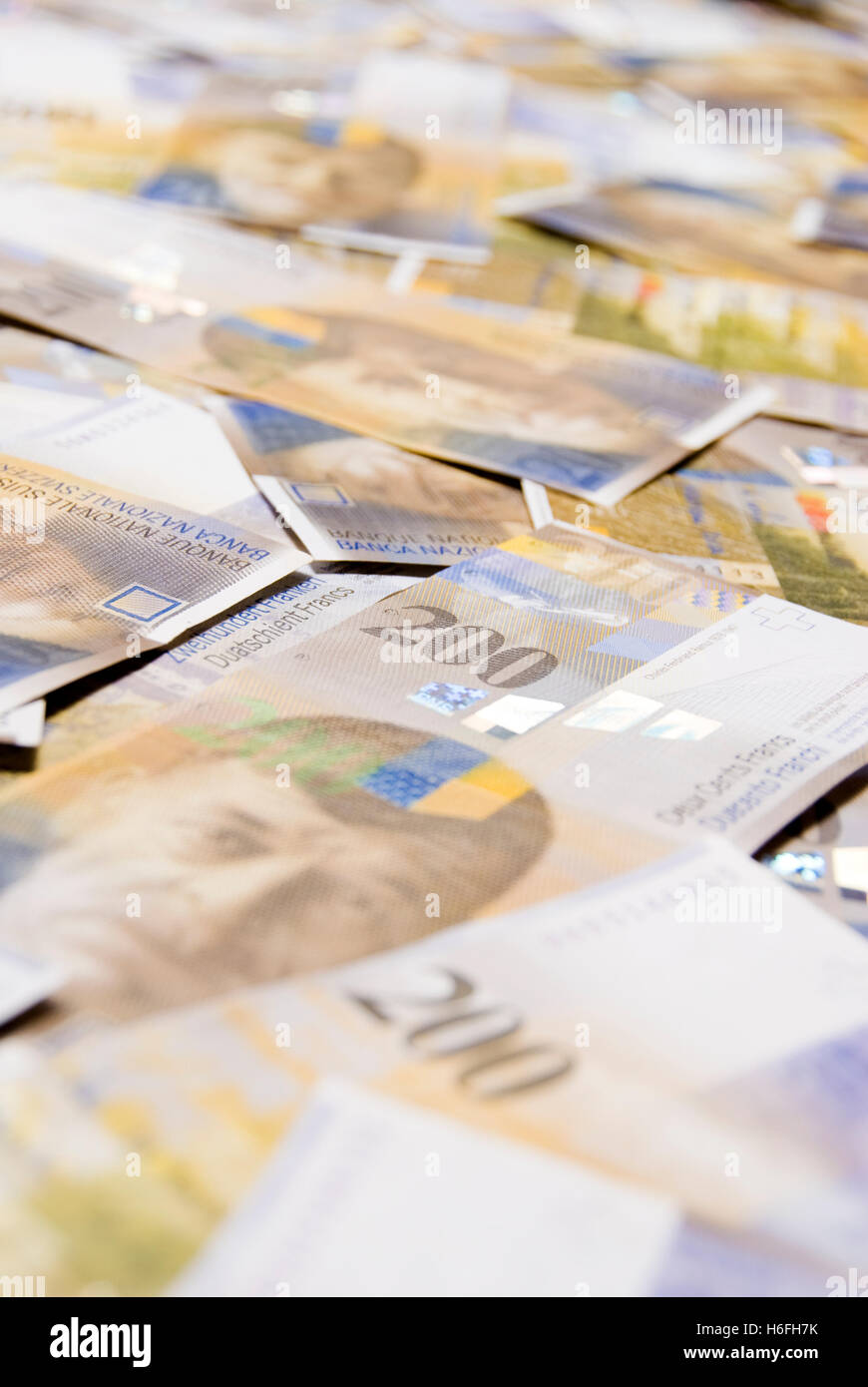Swiss francs notes hi-res stock photography and images - Alamy