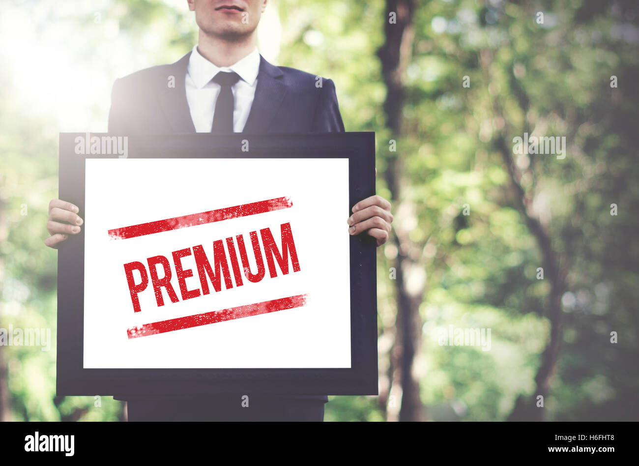 Premium Quality Value Guarantee Worth Standard Concept Stock Photo - Alamy